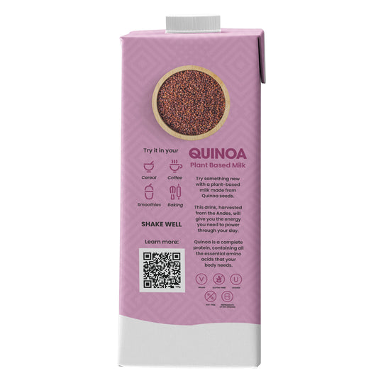 Quinoa Milk, New Plant Based Milk, Plant Powered Nutrition by NIÚKE